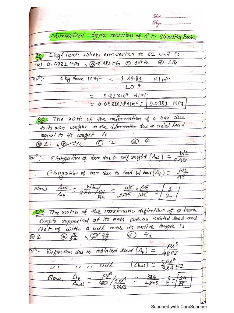 RK Shrestha Numerical Type Solution | PDF