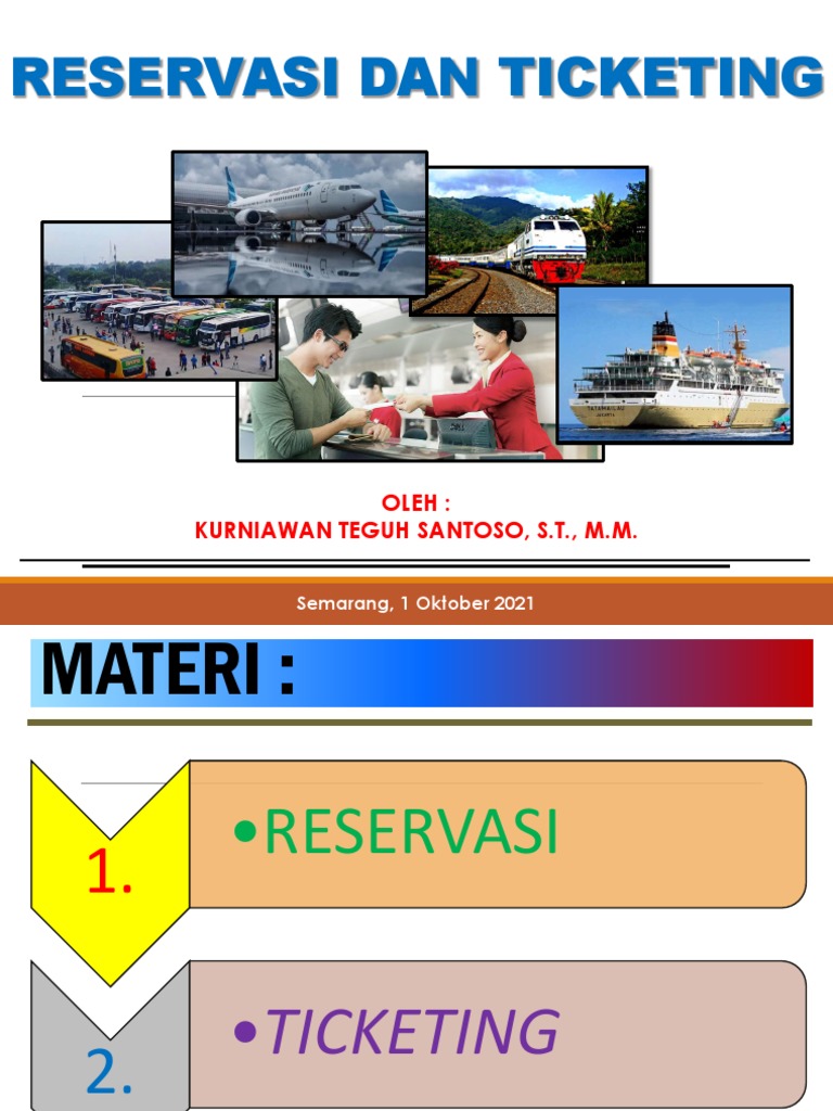 Reservasi Dan Ticketing - 1 Oktober 2021 | PDF | Bisnis