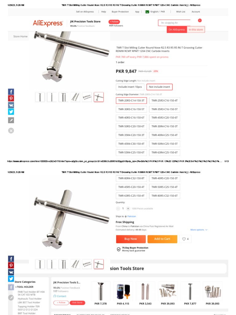 TMR T Slot Milling Cutter Round Nose R2.5 R3 R5 R5 R6 T Grooving Cutter ...