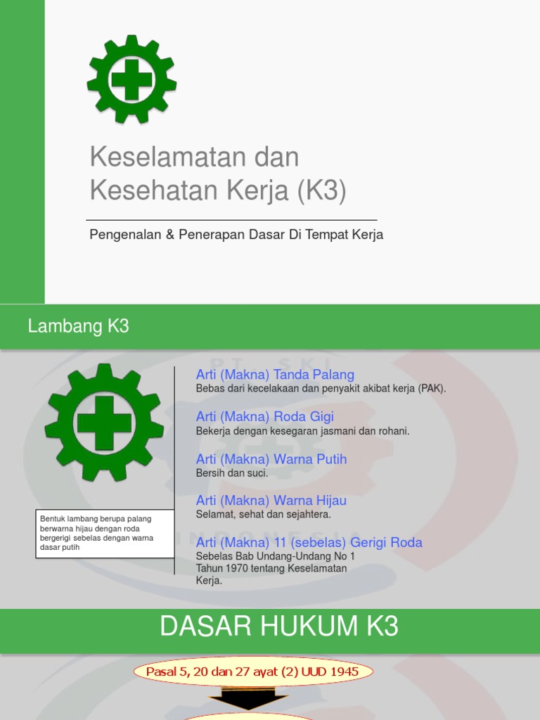 Perundangan K3 Dan Basic K3 | PDF
