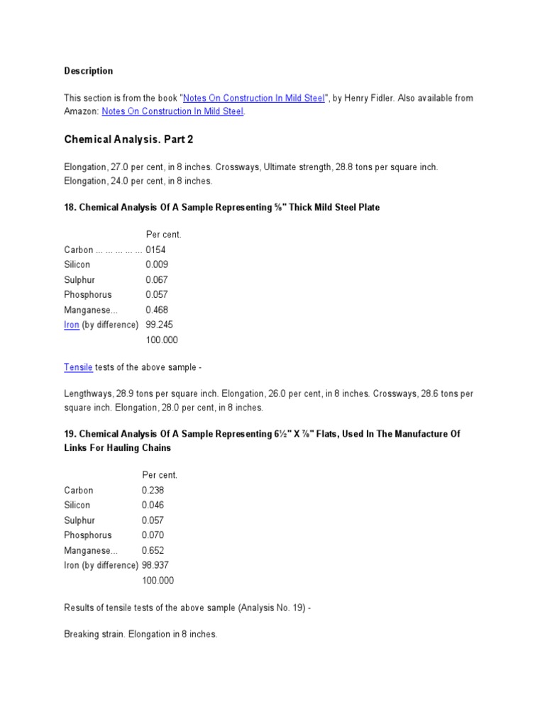 Test Report Iron | PDF | Steel | Ultimate Tensile Strength