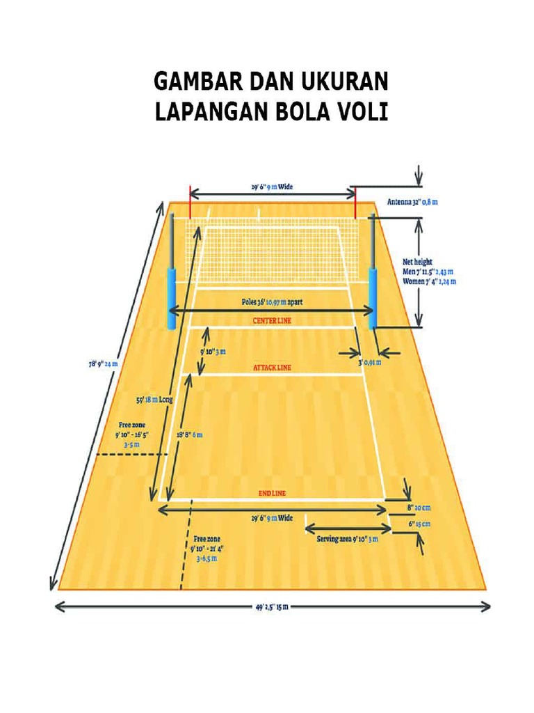Lapangan Bola Voly | PDF