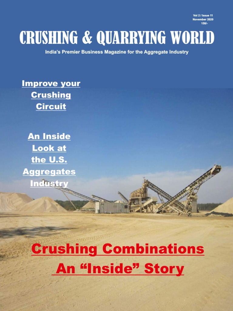Crushing and Quarrying Magazine | PDF | Kerala | Economies