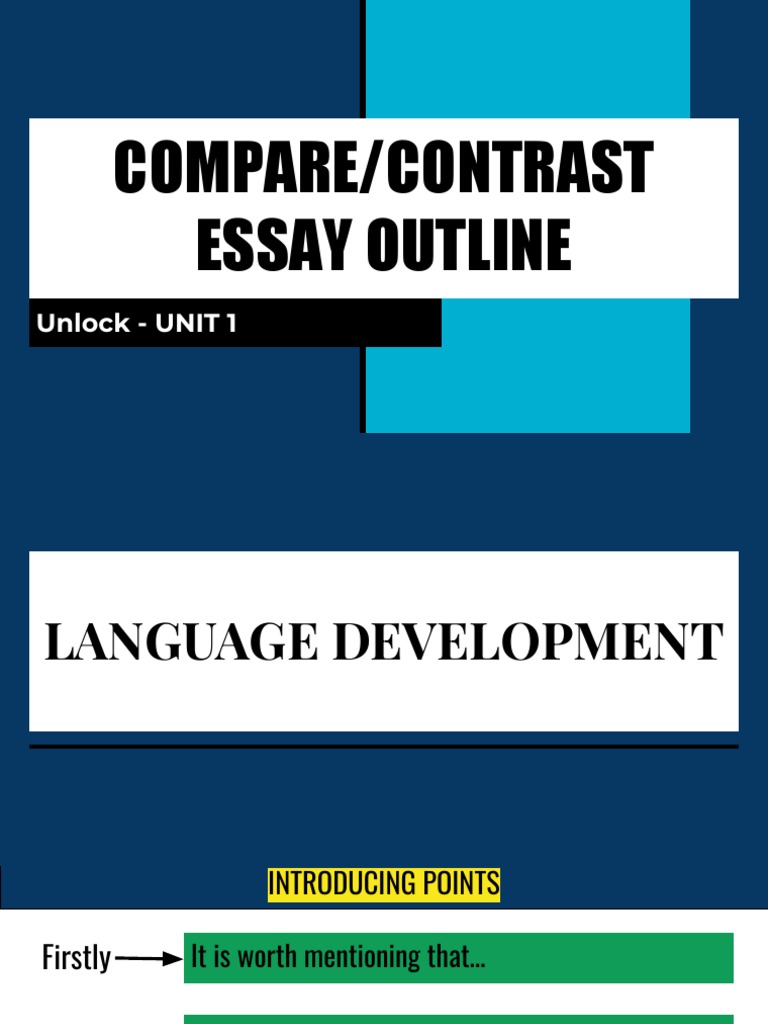 Compare Contrast Essay Outline | PDF | Essays | Thesis