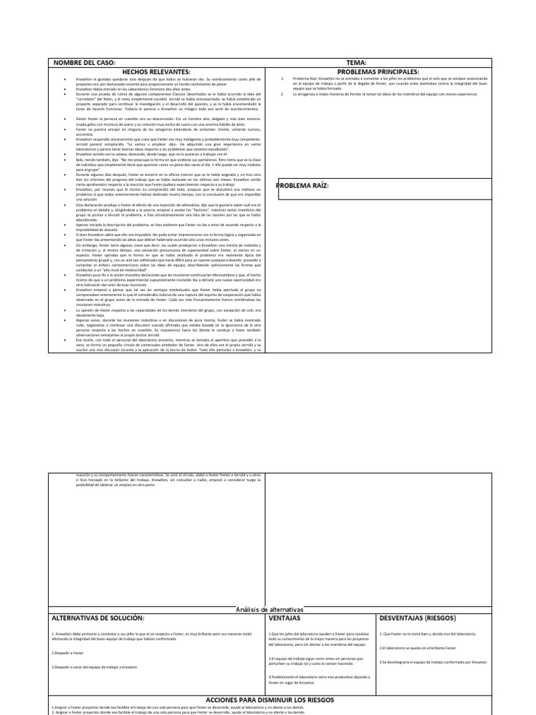 Caso. Bob Knowlton | PDF