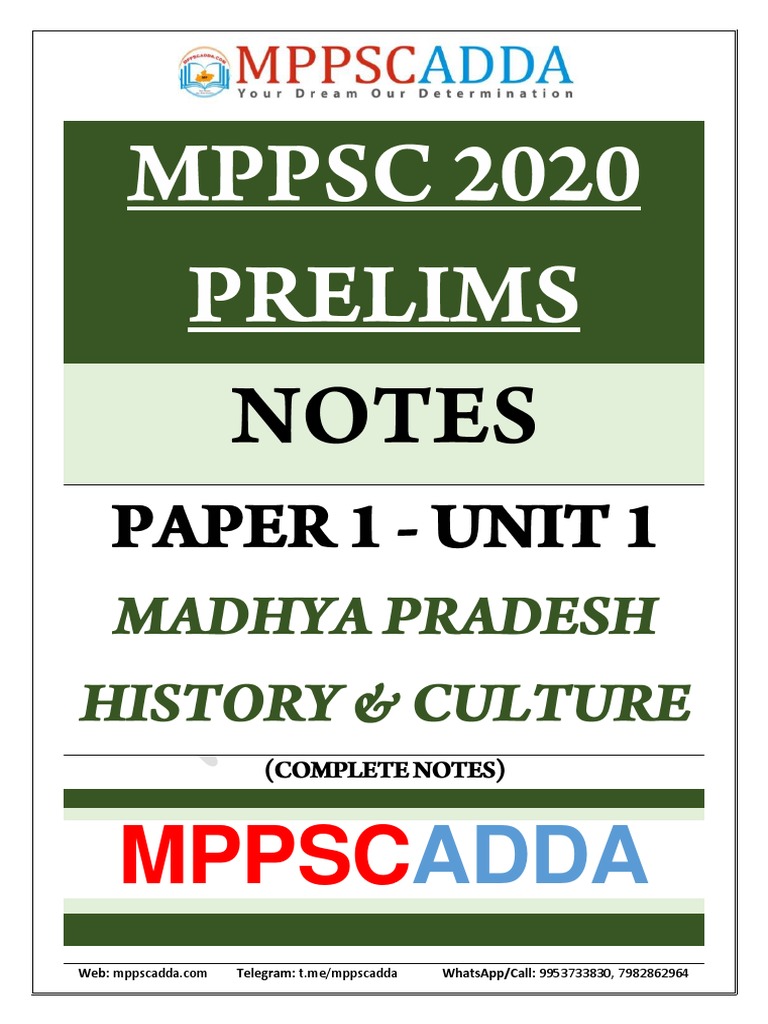 0 2020 MP History Art and Culture Jan 30 | PDF