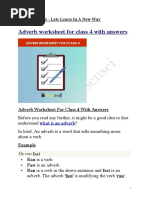 Class 4 ICSE Sample Paper | PDF | Grammar | Linguistics