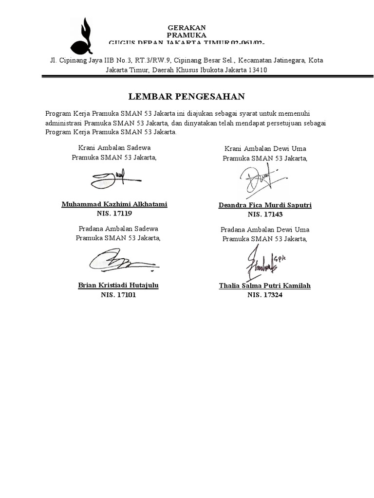 Program-Kerja-Ambalan 53 2023 - 2024 Revisi | PDF Program-Kerja-Ambalan 53 2023 - 2024 Revisi | PDF