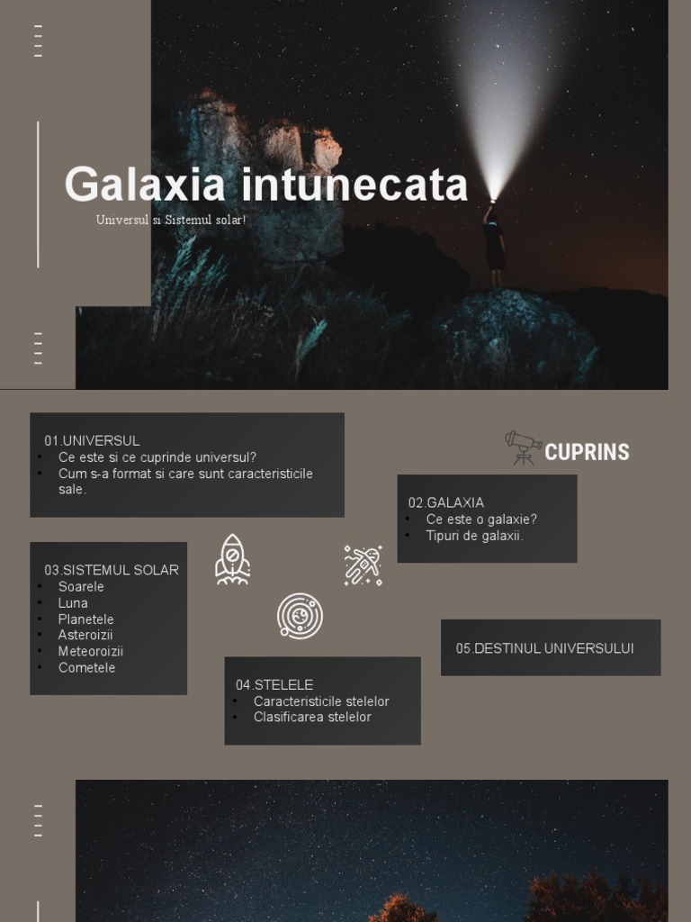 Proiect Geografie Despre Univers | PDF