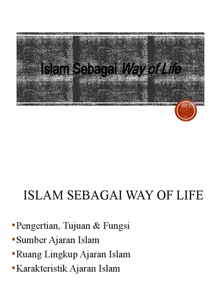 Islam Sebagai Way of Life | PDF