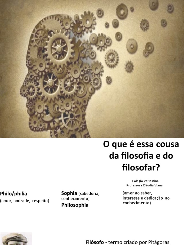 O que é Filosofia? Uma introdução ao significado e métodos da filosofia ...