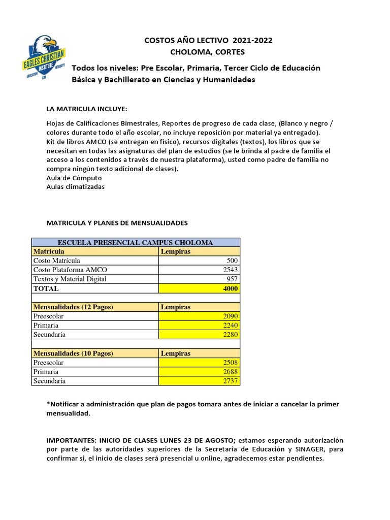 INFORMACION (Preliminar) MATRICULA 2020-2021 | PDF | Educación primaria