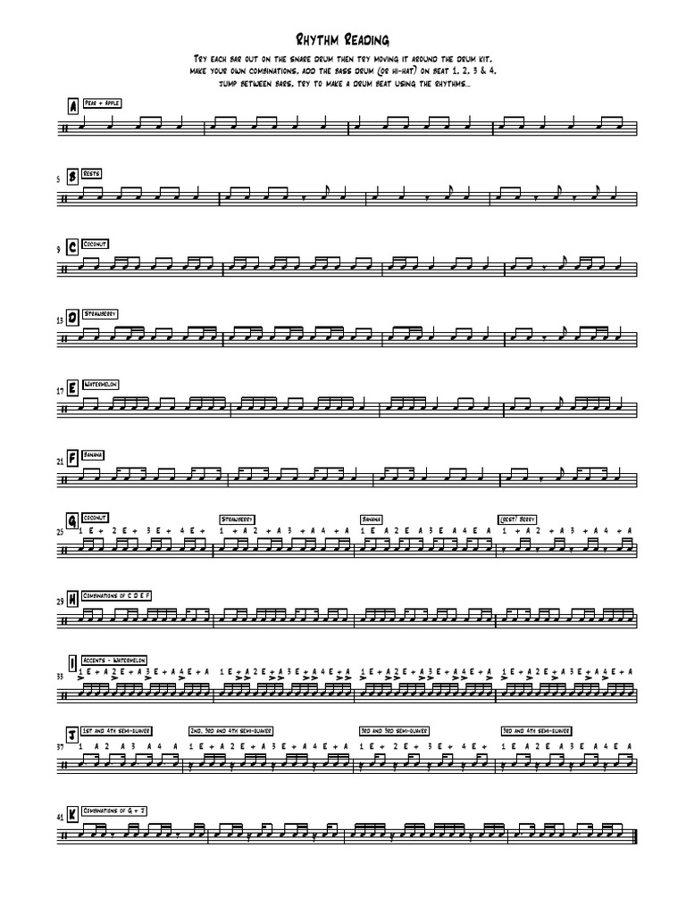 Rhythm-Reading 2 | PDF