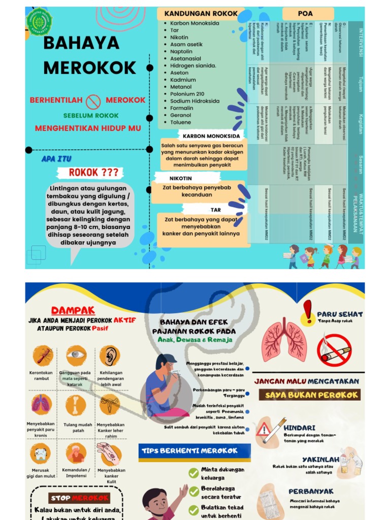 Leaflet Merokok | PDF