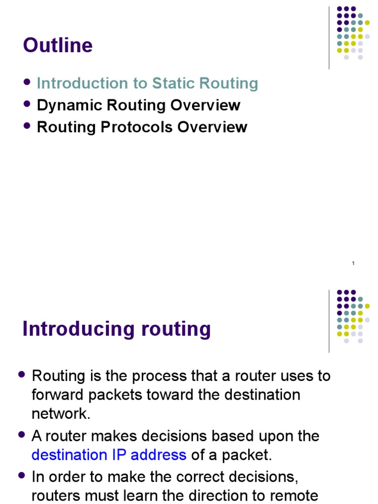 Routing And Routing Protocols Pdf Routing Router Computing