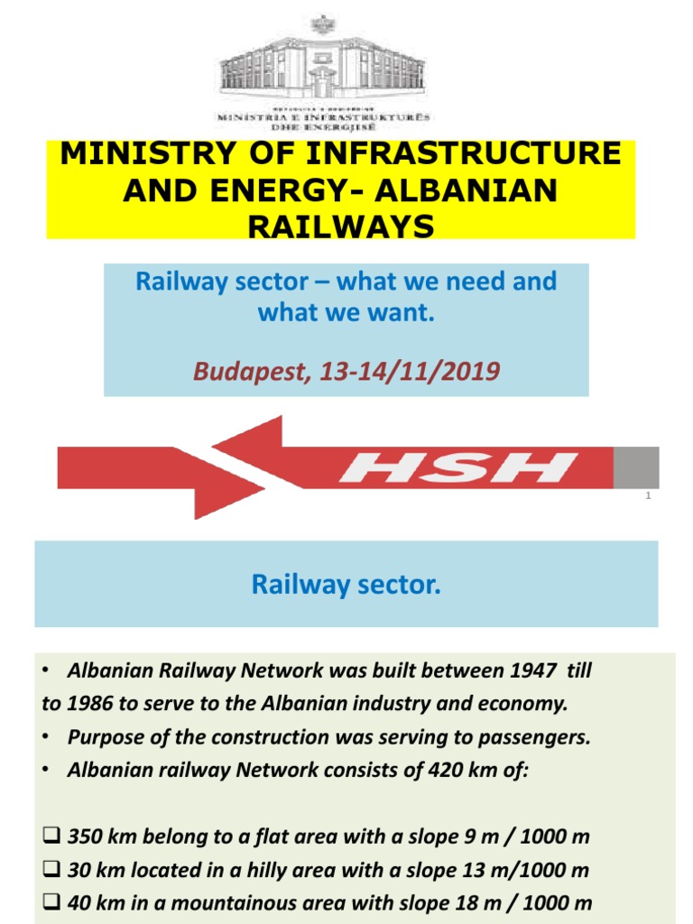 Krenar HASANAJ - Eduard PLLUMBAJ - Railway Sector - What We Need and ...