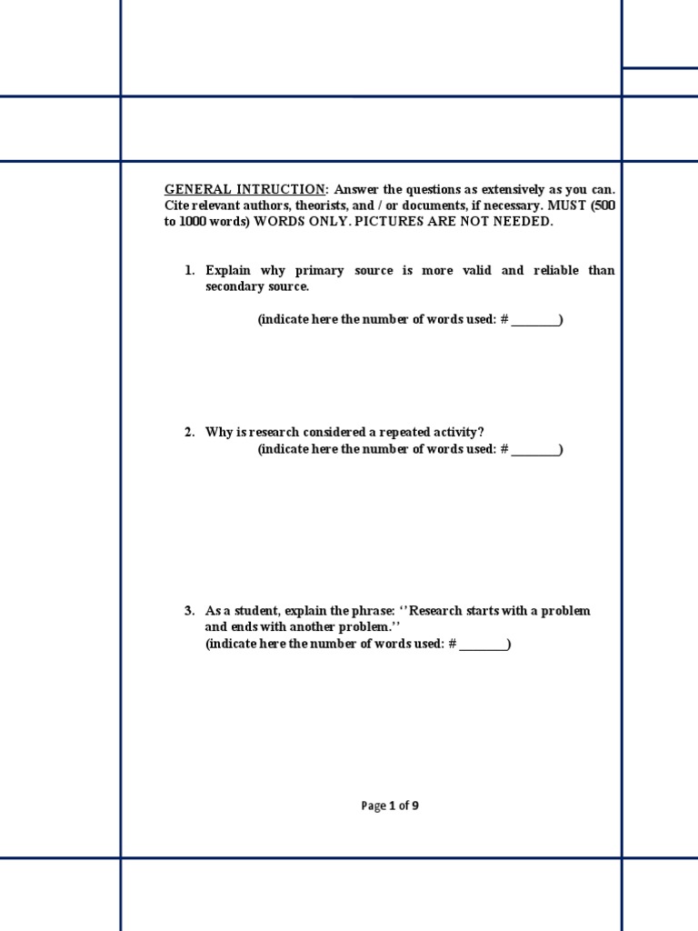Qualifying Exam | PDF | Data | Qualitative Research