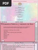 Infografia Lenguaje Java | PDF