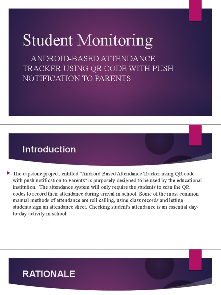 Student Monitoring | PDF | Qr Code | Computer Science
