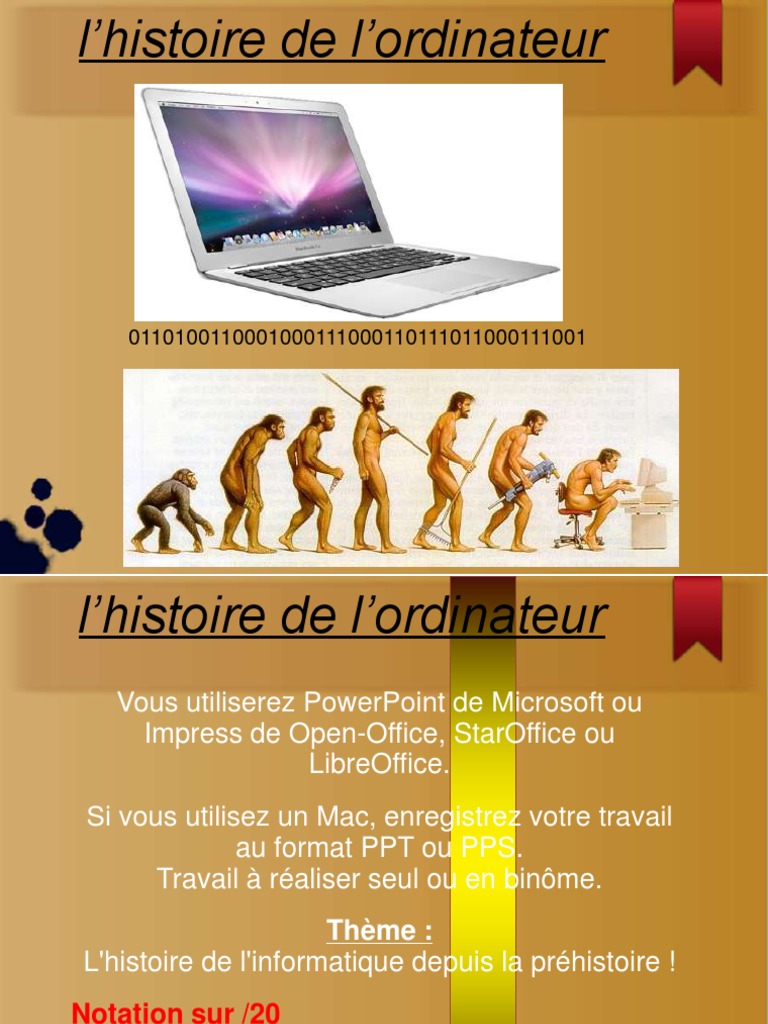 L Histoire Ordinateur Professeur 2 | PDF