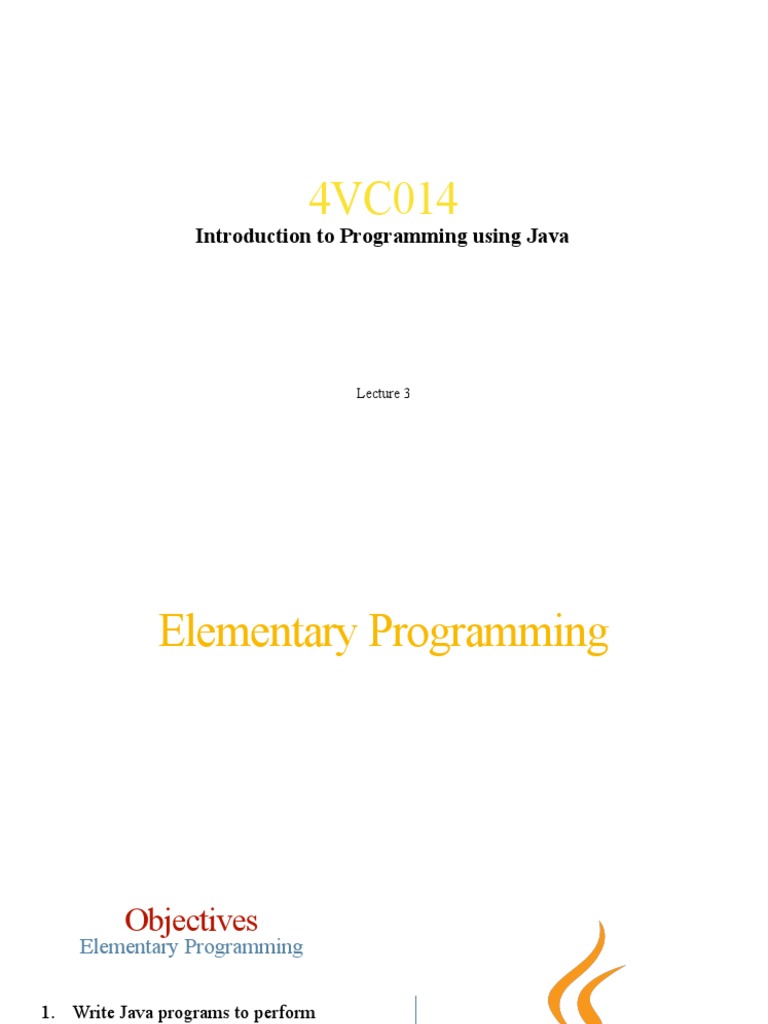 3.elemntary Programing Part 1 | PDF | Data Type | Variable (Computer Science)