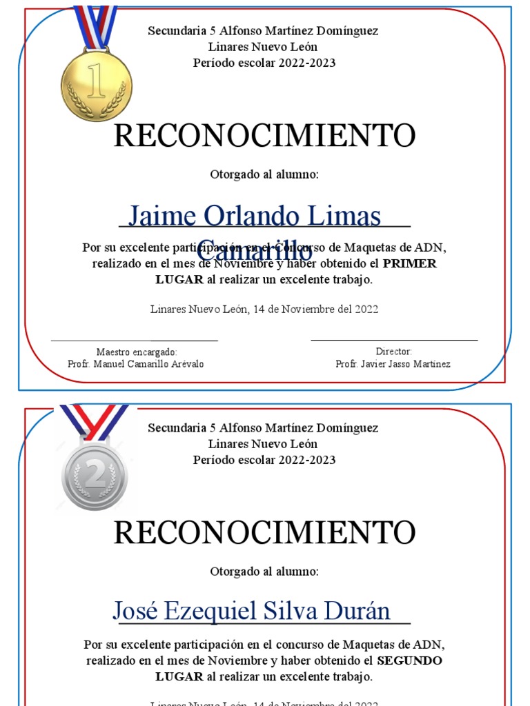 Formato de Reconocimientos en Power Point | PDF