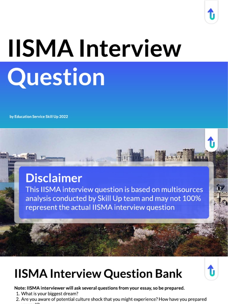 IISMA Interview Question Skill Up | PDF | Career & Growth | Business