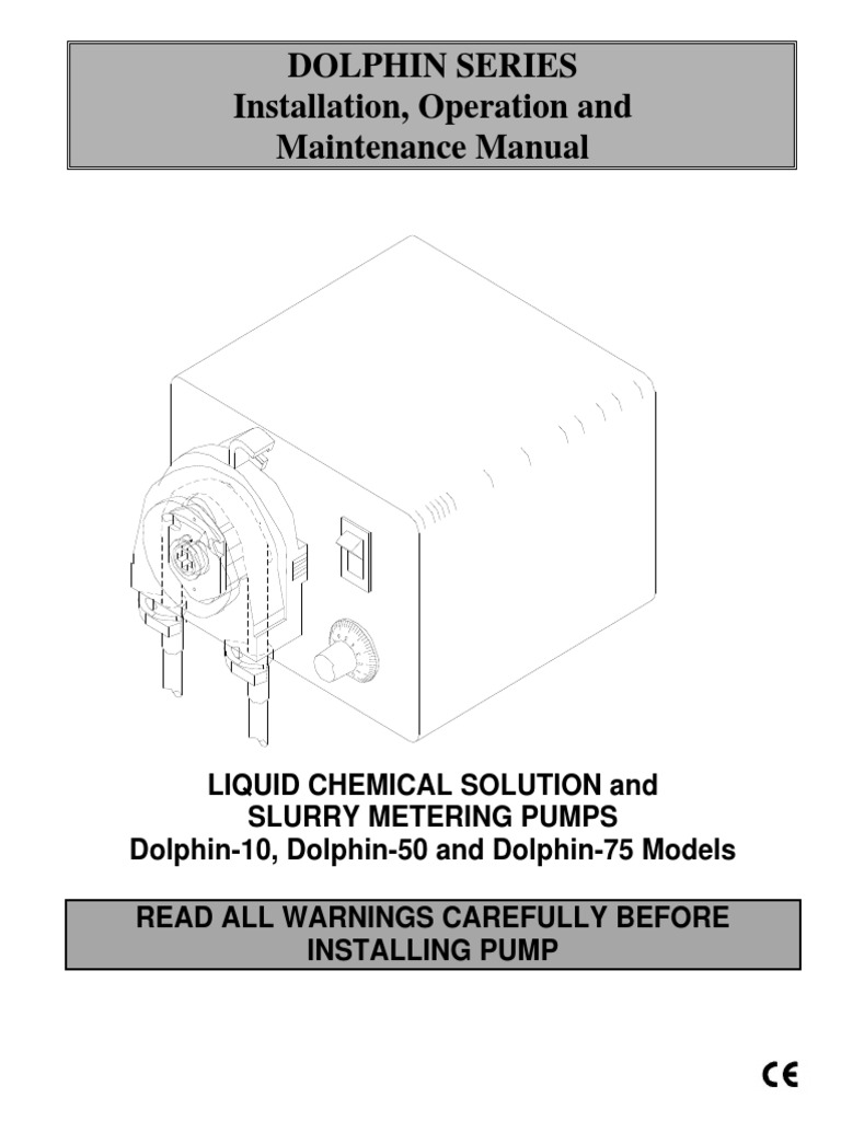 Mec Matic Dolphin Series Installation Operation Manual | PDF | Pump | Pipe (Fluid Conveyance)