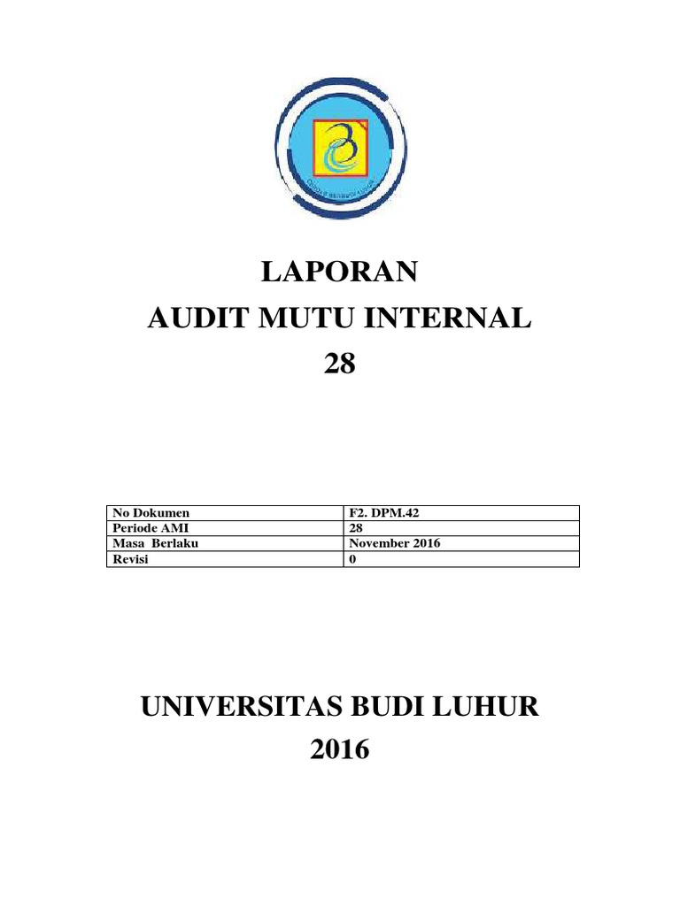 Laporan Audit Mutu Internal 28 | PDF