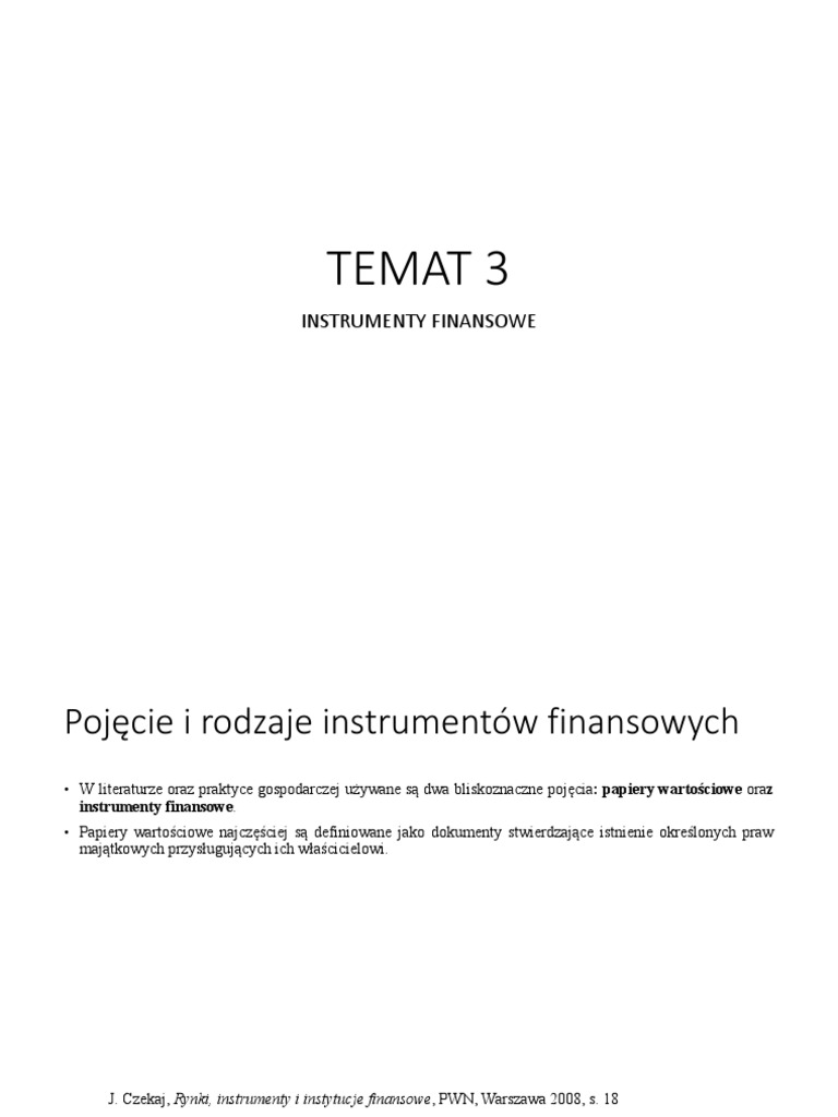 Temat 3 | PDF