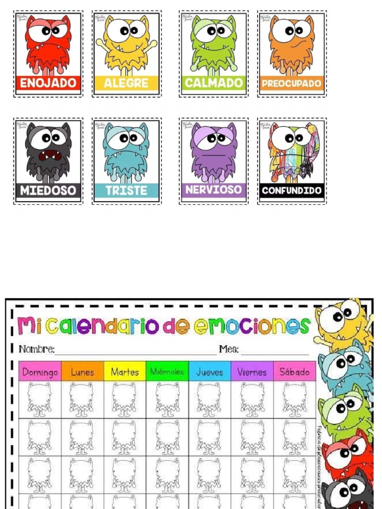 Calendario de Emociones | PDF