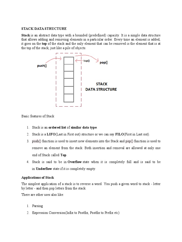 Lecture 4 Stack and Queues | PDF | Queue (Abstract Data Type) | Computing Lecture 4 Stack and Queues | PDF | Queue (Abstract Data Type) | Computing