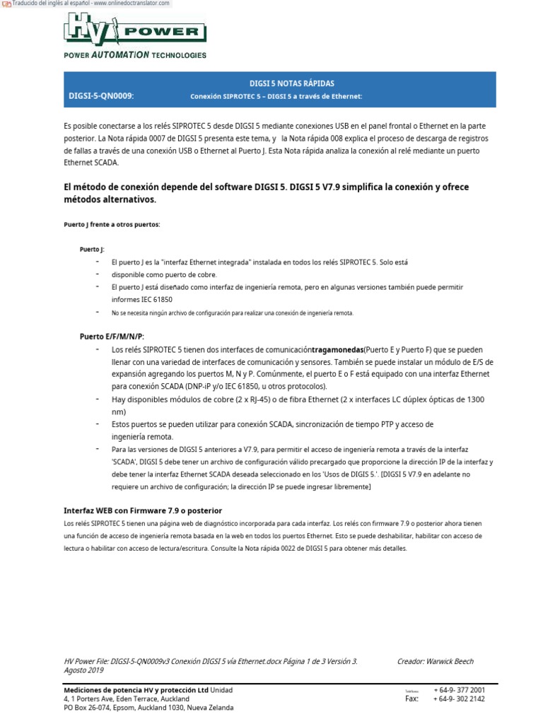 Siprotec 5 Ports - En.es | PDF | Dirección IP | Scada