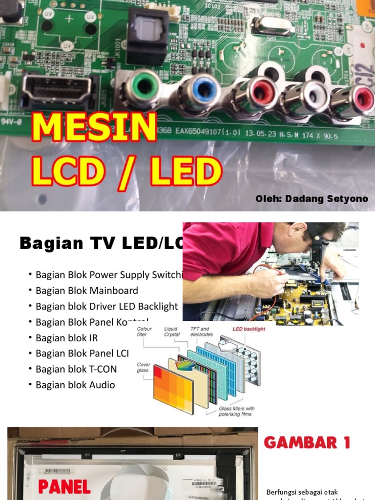 Komponen Utama TV LED dan Fungsinya | PDF | Teknologi & Rekayasa