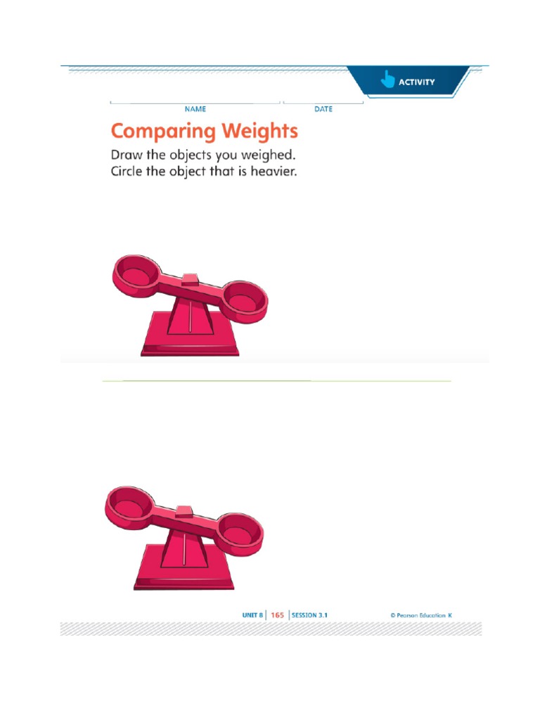 Comparing Weights | PDF