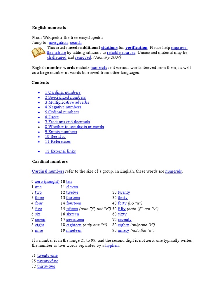 Numerals Pdf Anno Domini Common Era