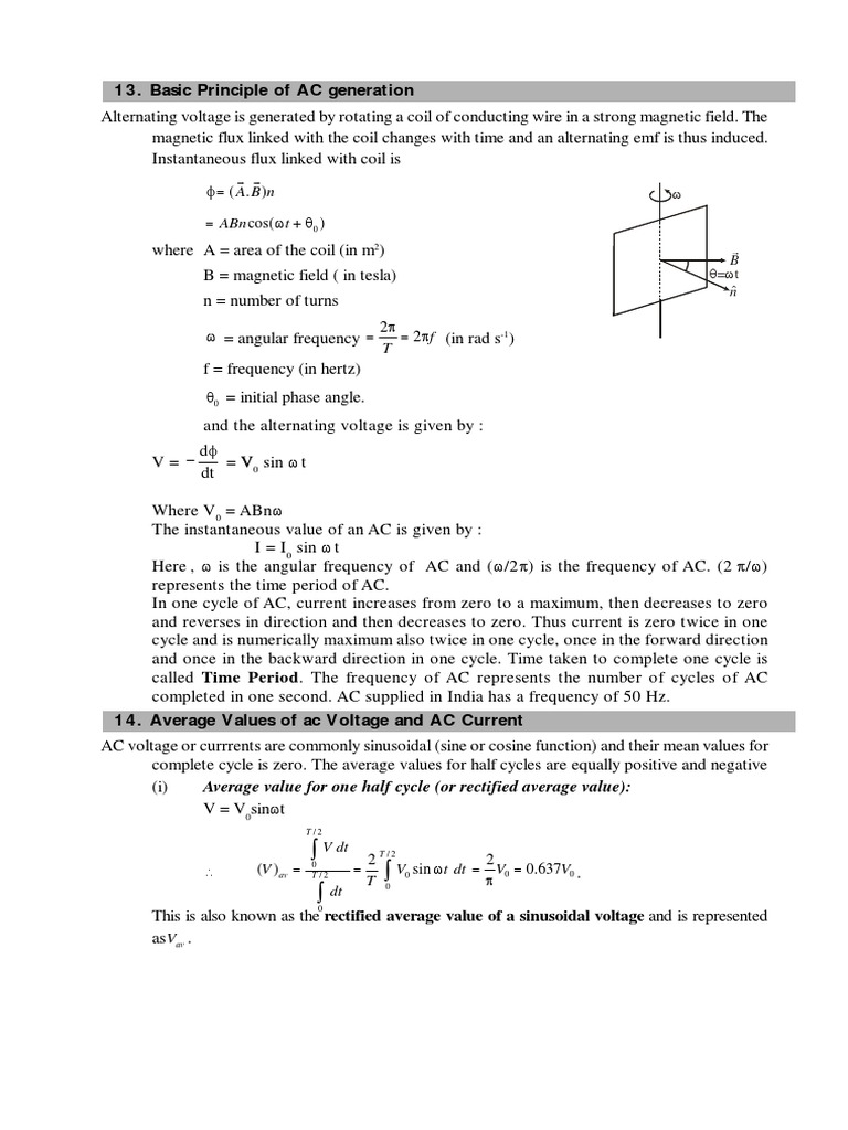 Alternating Current Theory | PDF | Electrical Network | Inductor