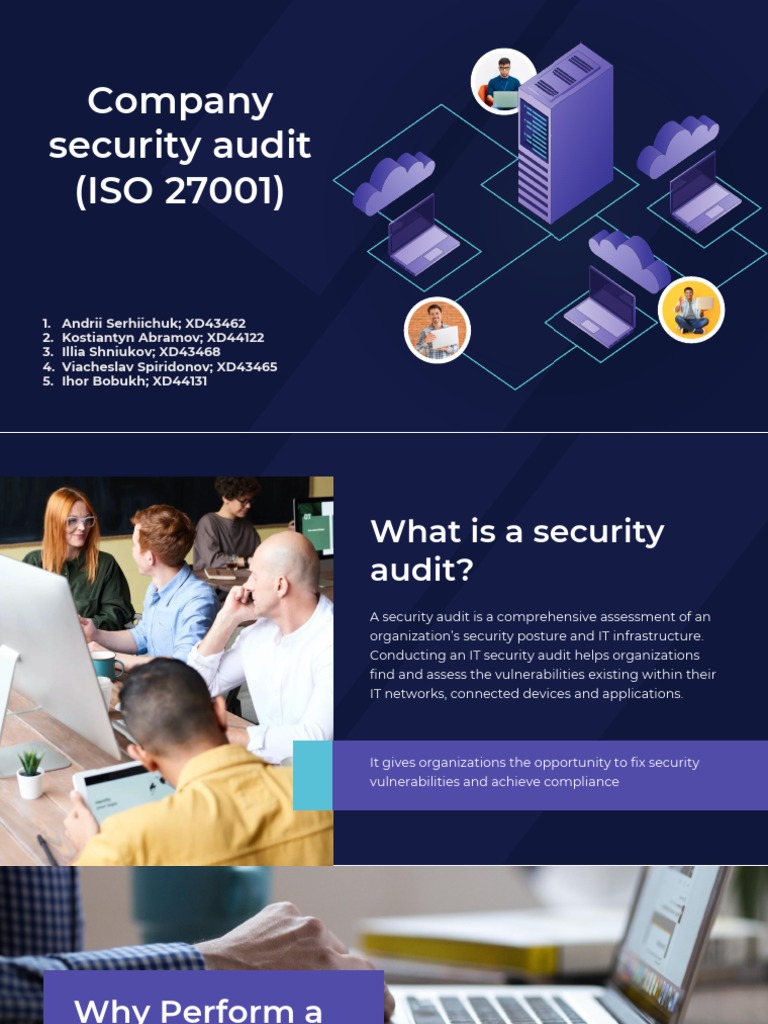 Company Security Audit (ISO 27001) | Download Free PDF | Audit | Computer Security