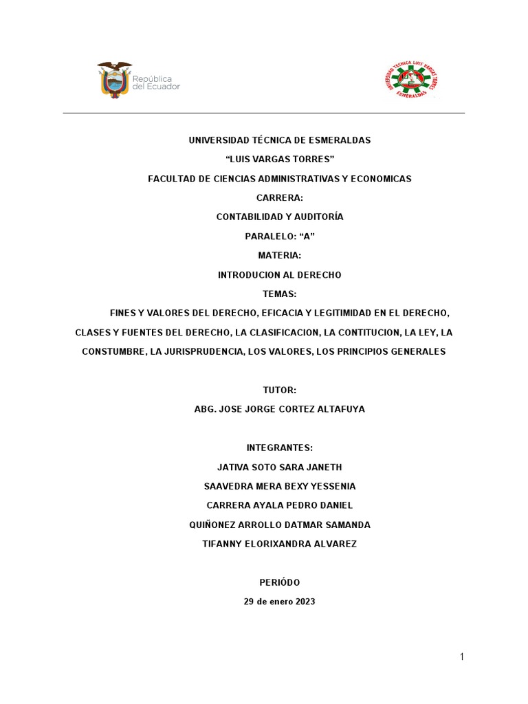 Nociones Generales, Etimología y Origen Del Derecho, Conceptos Del ...