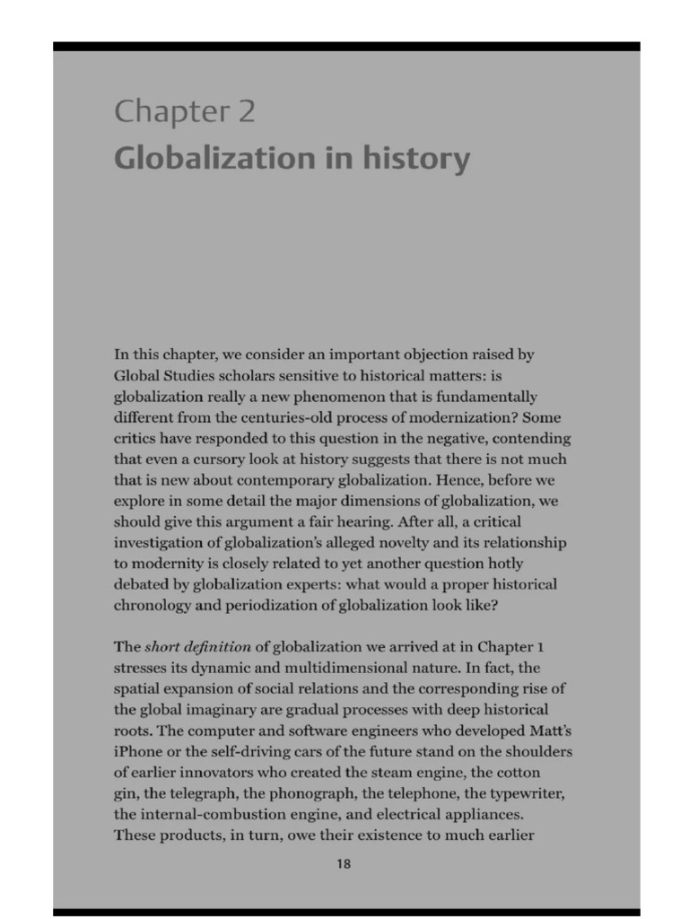 Chapter 2 Globalization in History | PDF