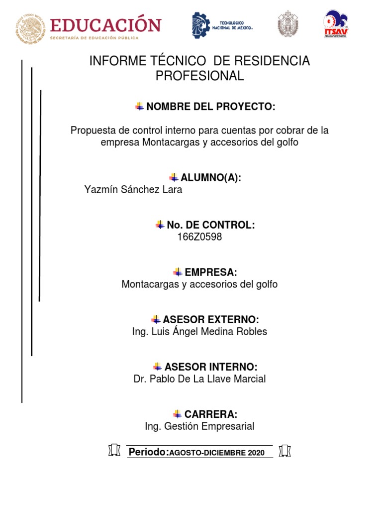 Poryecto Residencia Profesional Yazmin Sanchez Lara | PDF | Business ...