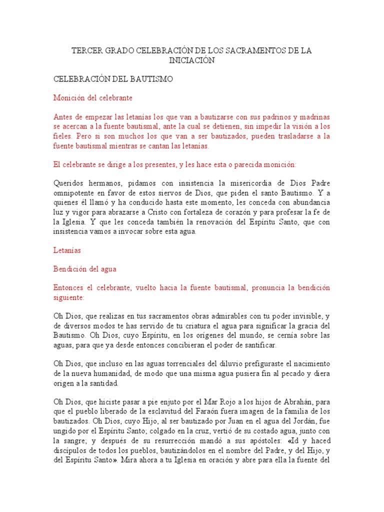 Bautismo Adultos | PDF | Bautismo | Cristo (título)