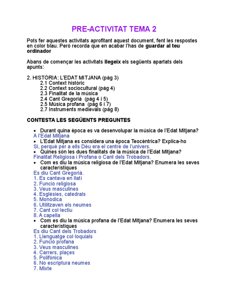 Pre-Activitat Tema 2 | PDF