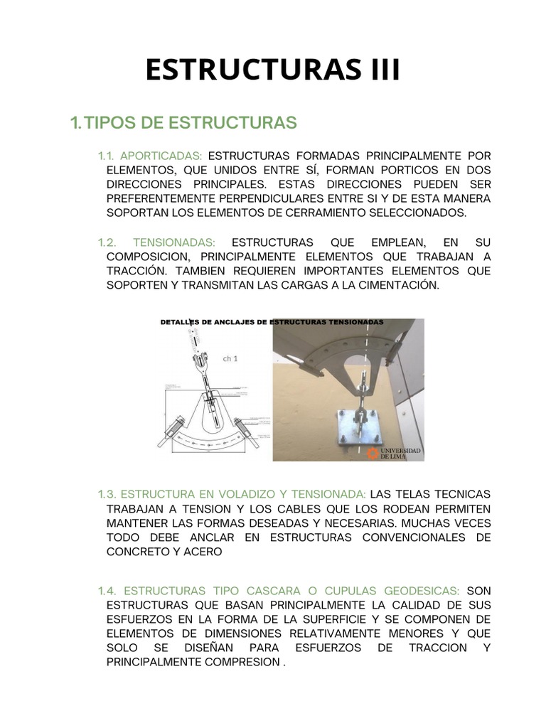 Estructuras Iii | PDF | Braguero | Acero