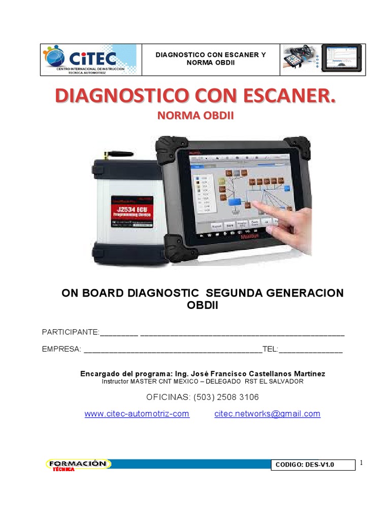 On Board Diagnostic Segunda Generacion Obdii | PDF | Tecnología de ...