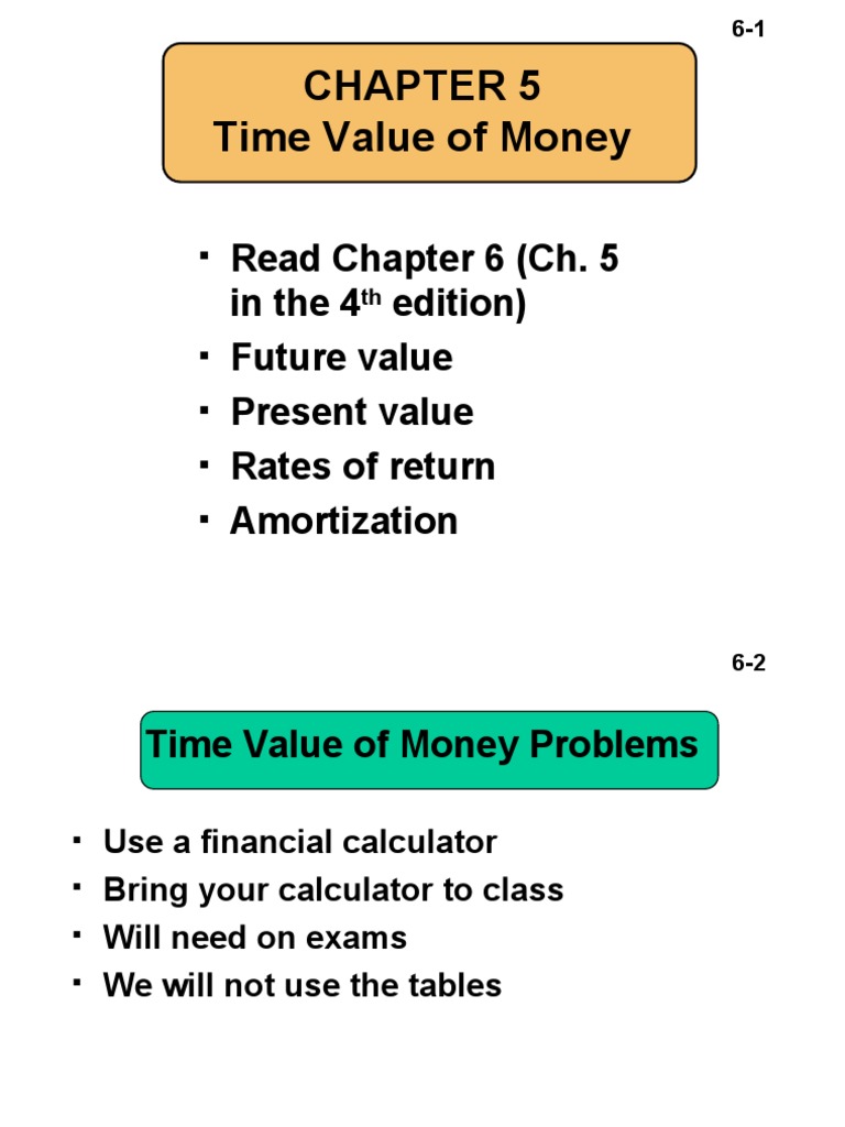 Chapter 6 | PDF | Present Value | Interest