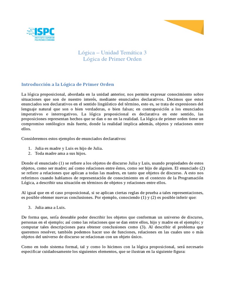 Logica - LPO | PDF | Lógica de primer orden | Proposición