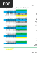 Excel Leave Calculation Formula Guide | PDF