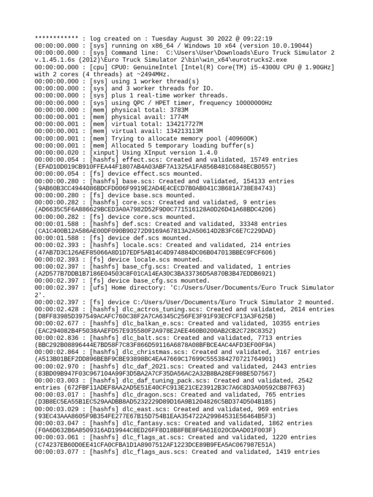 Game Log | PDF | Thread (Computing) | Computer Engineering