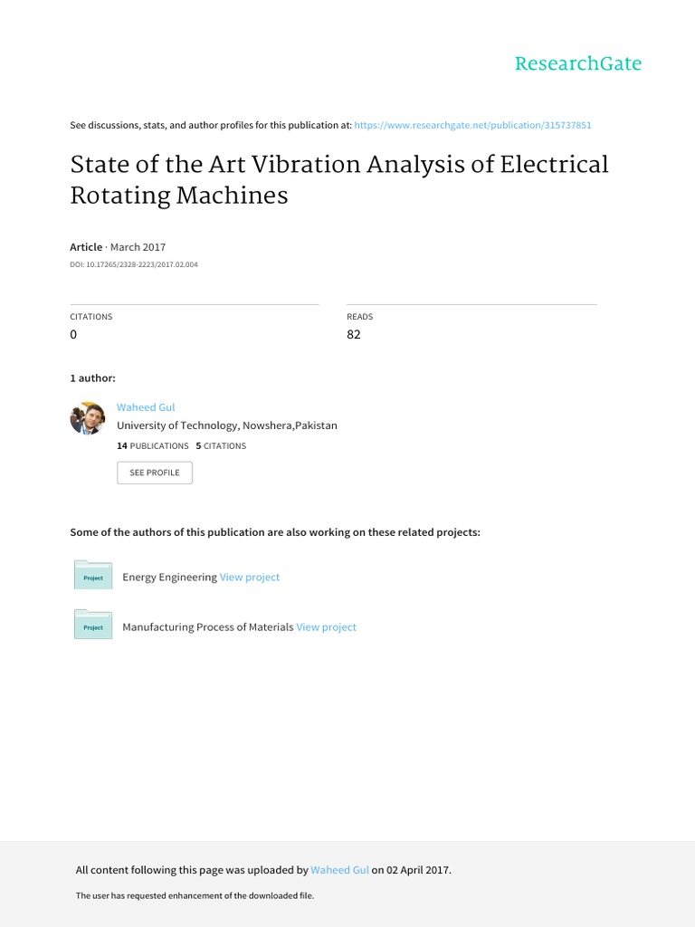 Vibration Analysis of Rotating Machines | PDF | Optical Fiber | Loudspeaker
